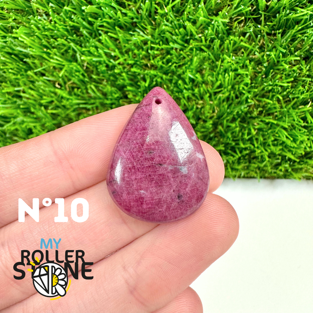 Pendentif Percé Rubis 3A - My Roller Stone